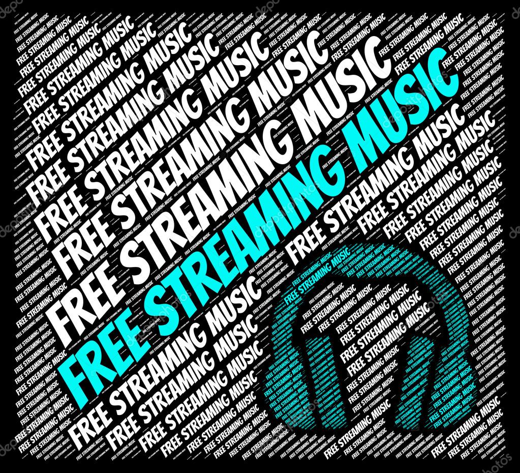Free Streaming Music Shows For Nothing And Complimentary — Stock Photo ...