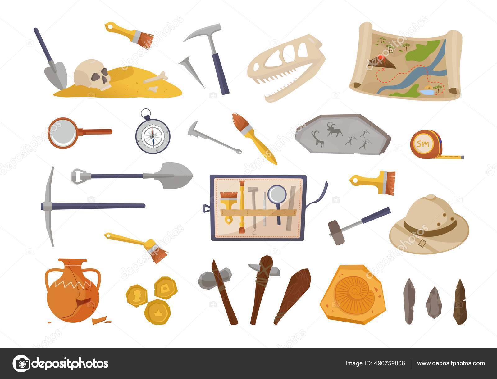 Israel Ancient Tool Awl And Hammer