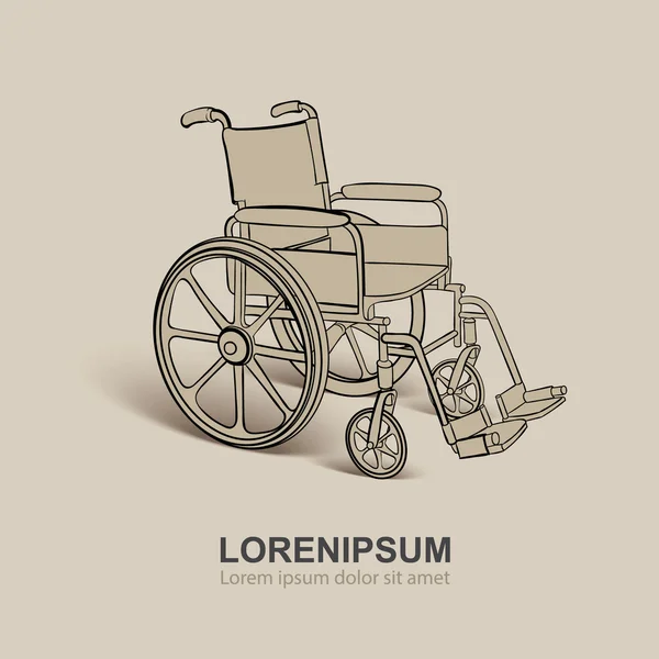 Wheelchair. Vector drawing Stock Vector Image by ©Marinka #300453102