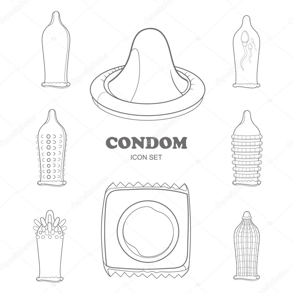 Condoms — Stock Vector © Alexcardo #81519786