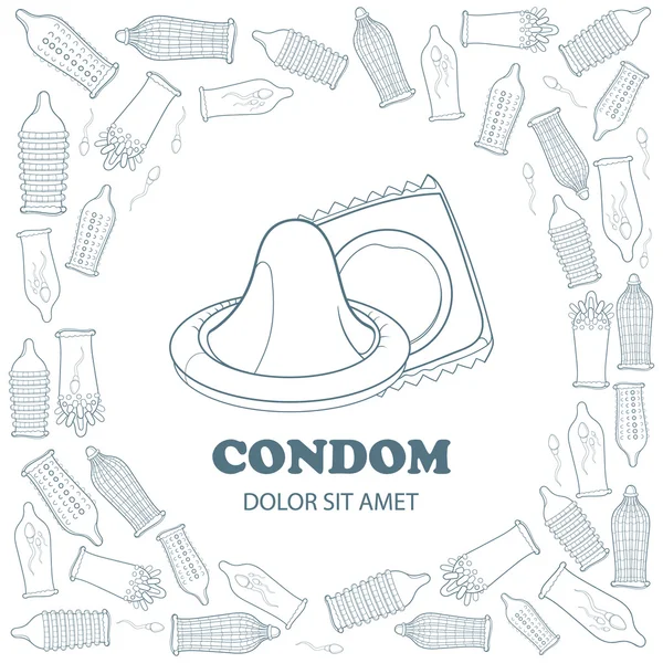 Condones imágenes de stock de arte vectorial | Depositphotos