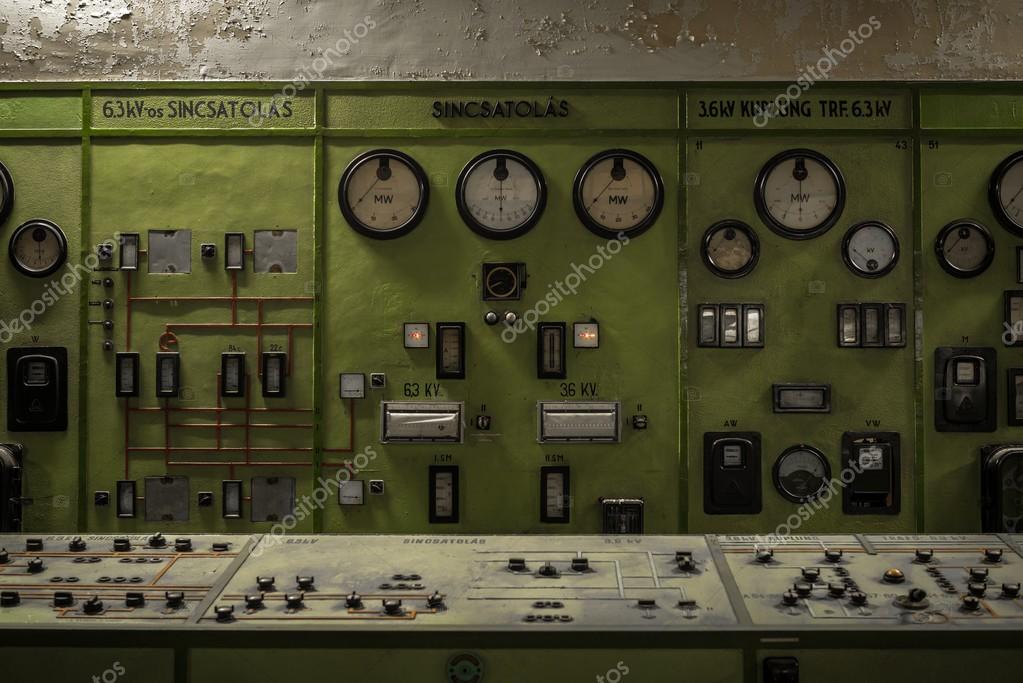 Control panel in a science institute Stock Photo by ©svedoliver 53327037