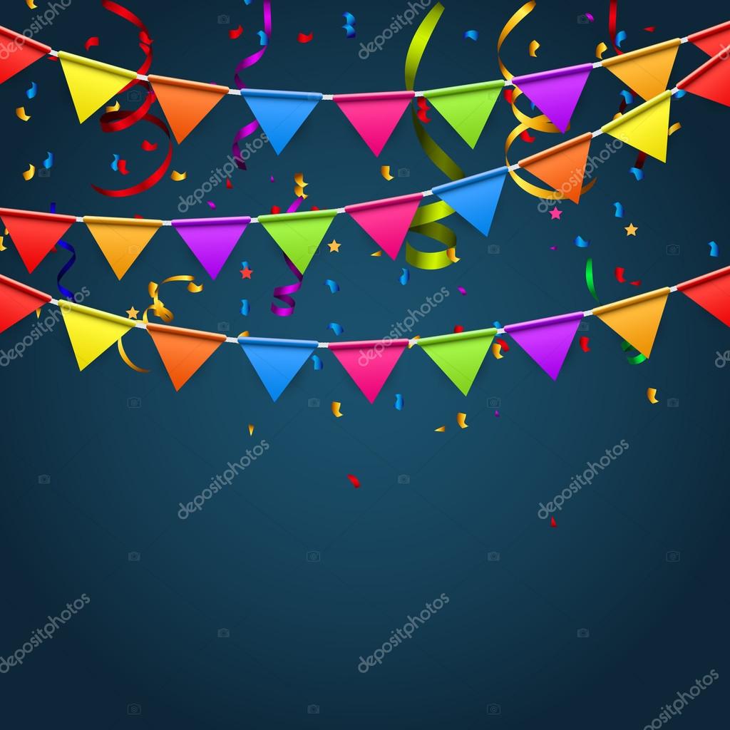Party Background with Flags Illustration — Stock Photo © Yganko #105588524