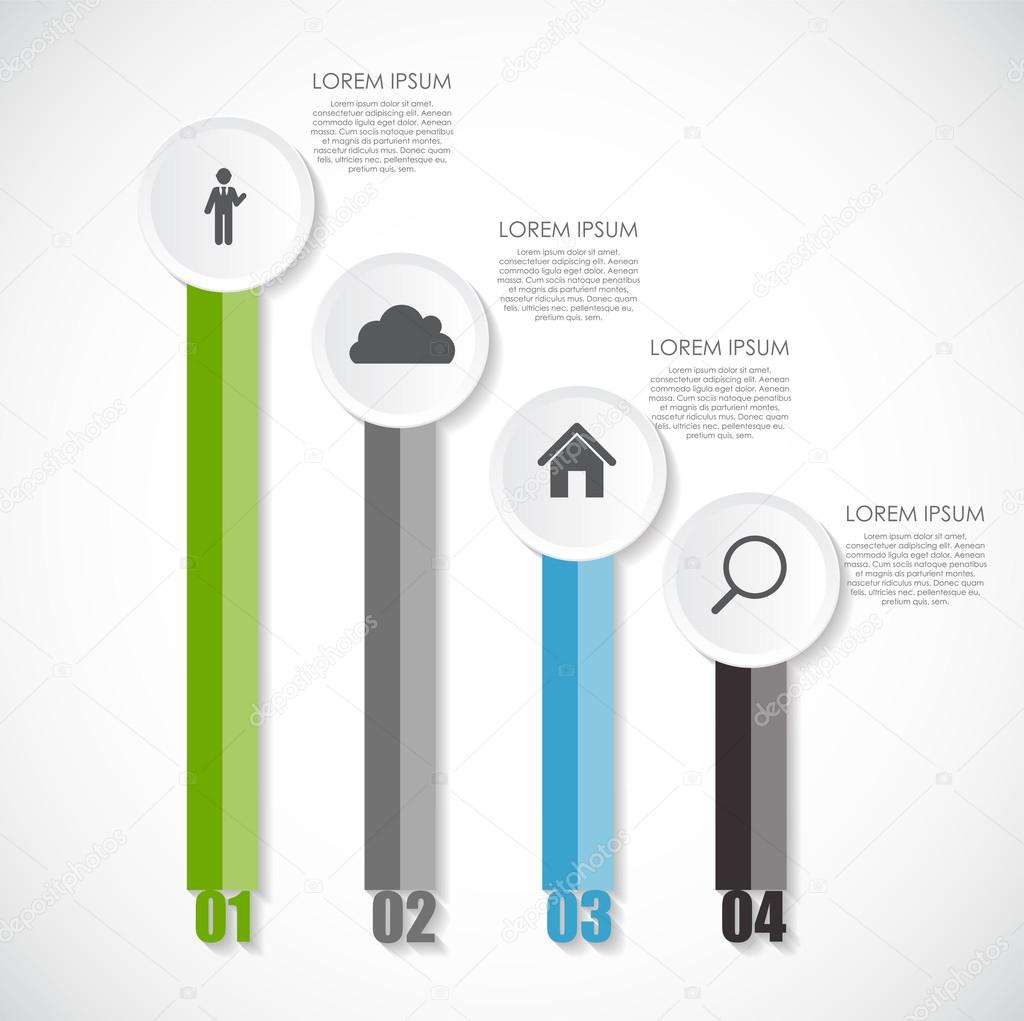 Infographic Templates for Business Vector Illustration. — Stock Vector ...