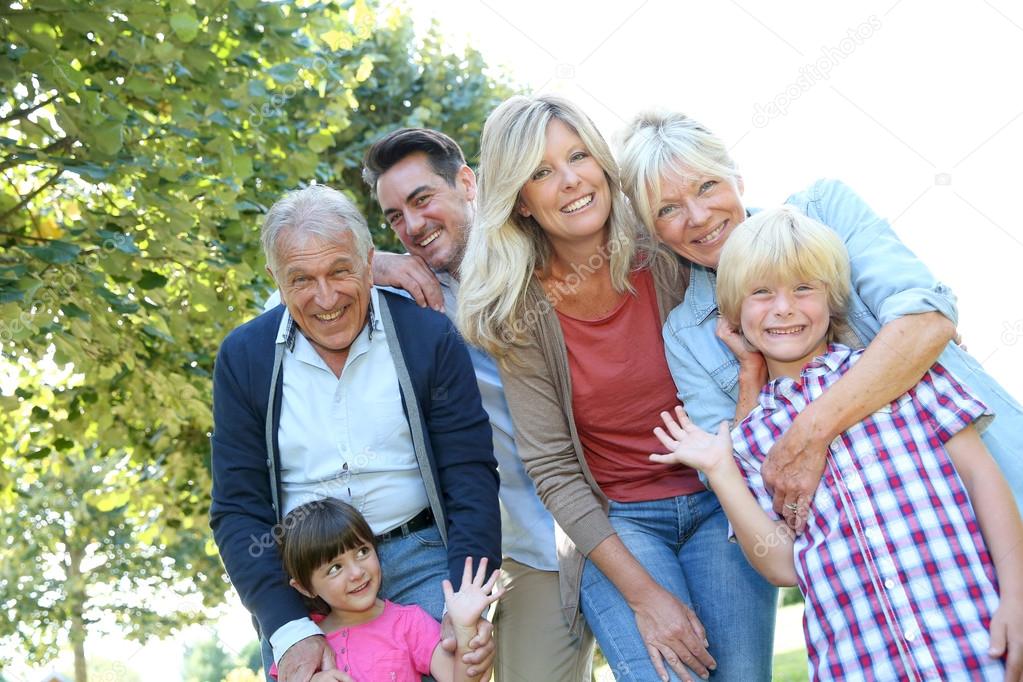 3 generation family — Stock Photo © Goodluz #58085653