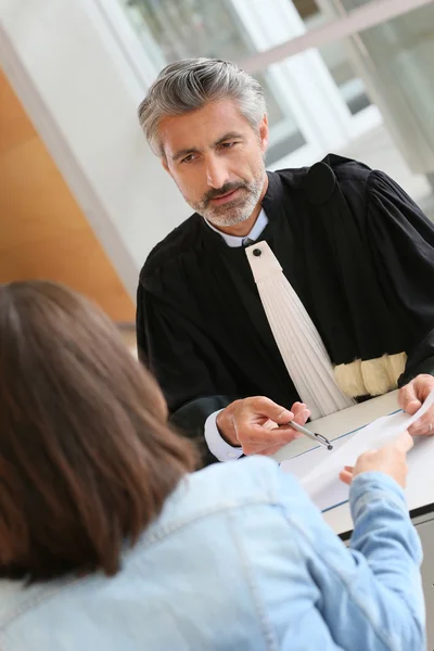 Attorney meeting client in office Stock Photo by ©Goodluz 70976751