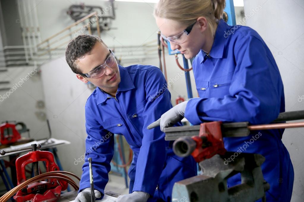 People in plumbing professional training — Stock Photo © Goodluz #79358860 People in plumbing professional training — Stock Photo © Goodluz #79358860