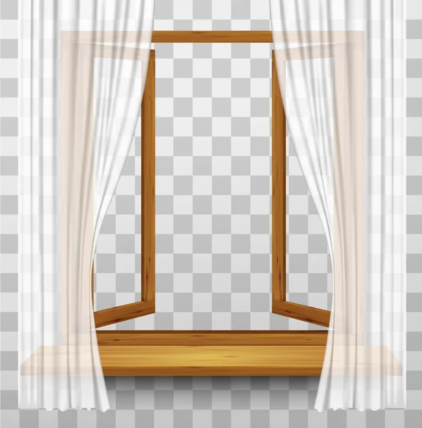 Wooden window frame Vector Art Stock Images | Depositphotos