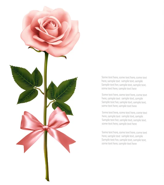 Single pink rose Vector Art Stock Images | Depositphotos