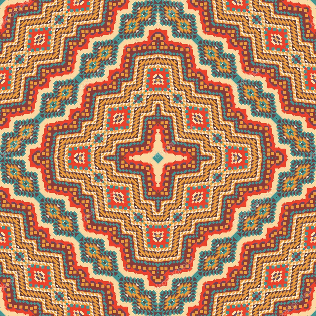 Colorful ethnic pattern Stock Vector Image by ©Smirno #61781999