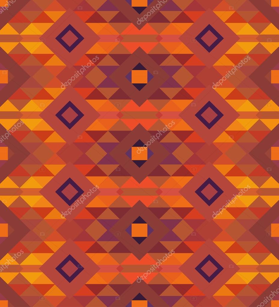 Colorful ethnic pattern Stock Vector by ©Smirno #61782151