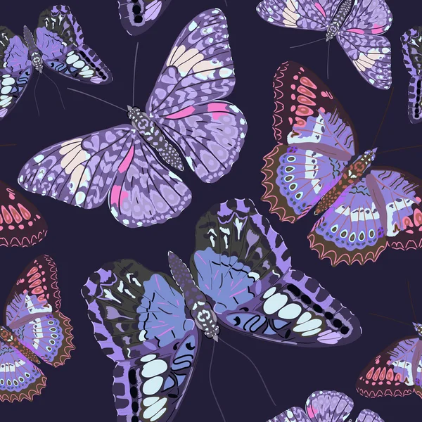 Seamless background with butterflies Stock Photos, Royalty Free ...