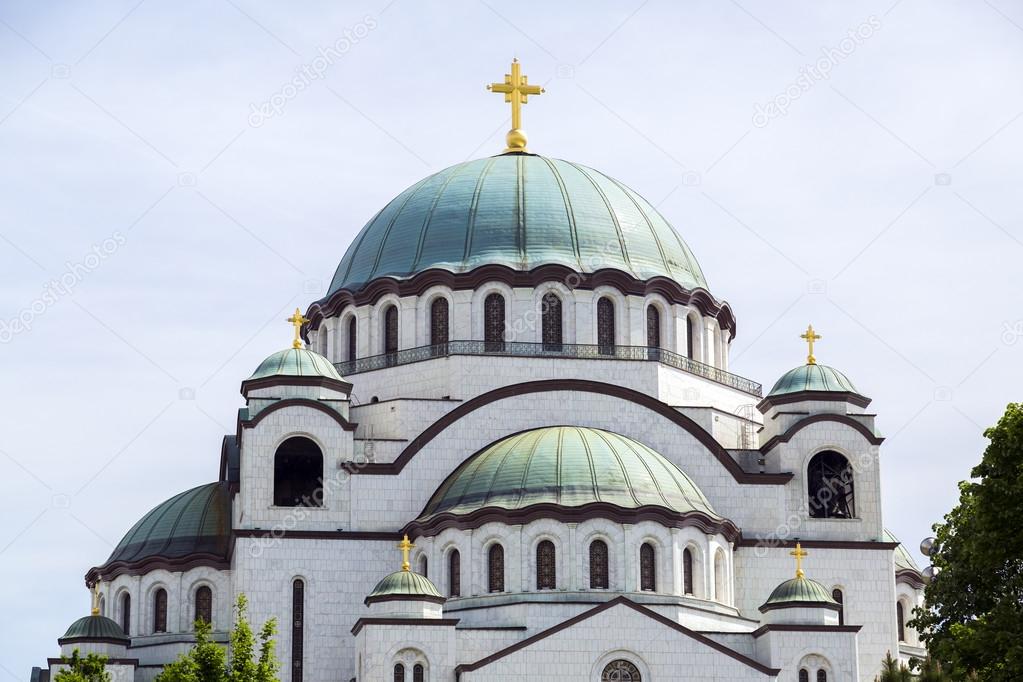 The Serbian Orthodox Christian Church of St Sava, Belgrade, Serbia ...
