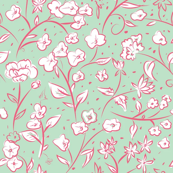 Tiny spring flowers doodle drawing pattern Stock Vector Image by ©EnginKorkmaz #114466824