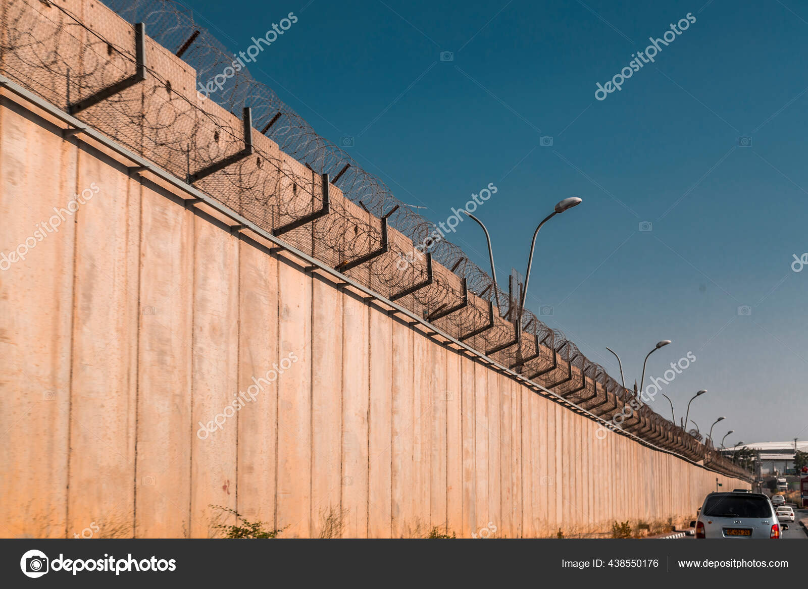 Atarot Israel June 2019 View Israeli Side Separation Barrier Israel ...
