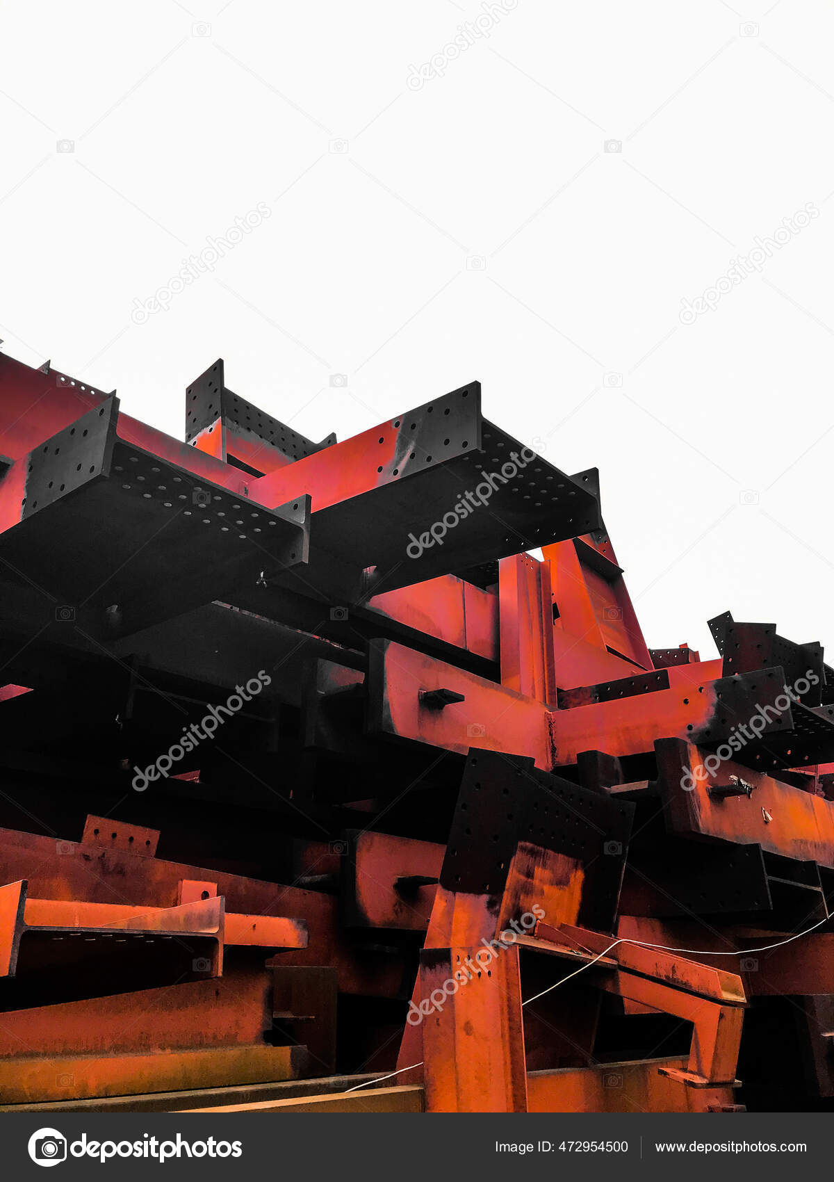 Pile Rusty Steel Construction Frames Stock Photo by ©EnginKorkmaz 472954500