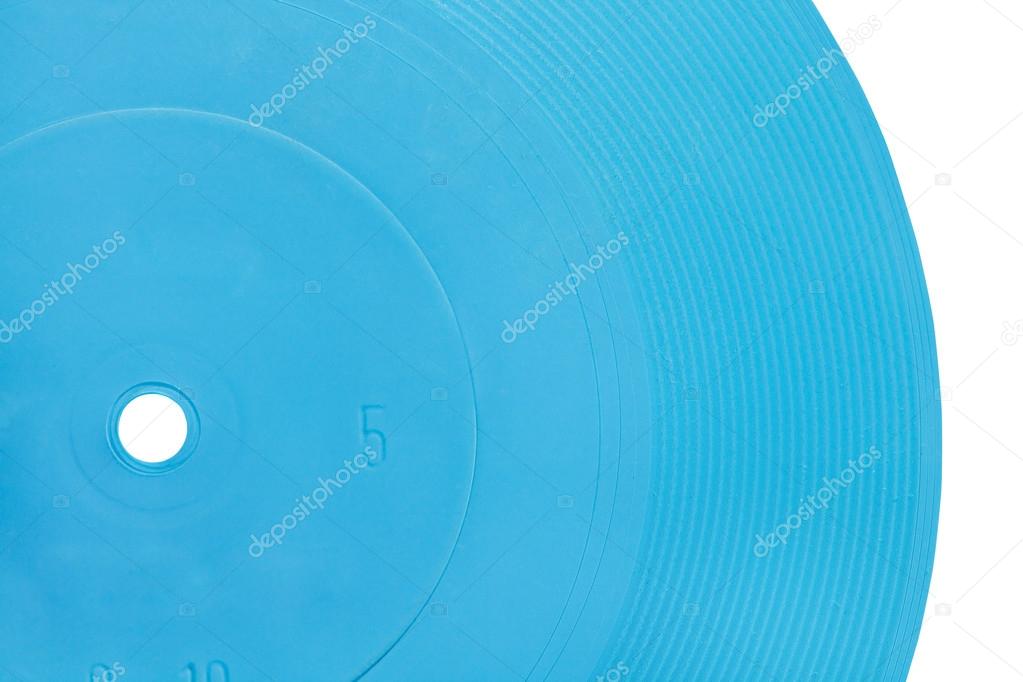 Blue transparent flexible record disc — Stock Photo © vvoennyy #115942918