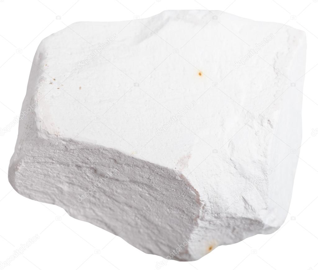 Chalk stone isolated on white background Stock Photo by ©vvoennyy 122542208