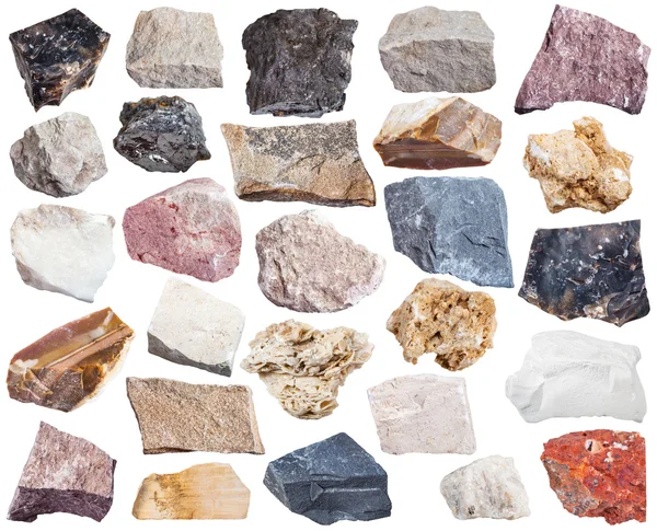 Mineral geology collection isolated — Stock Photo © Belinka #9872868