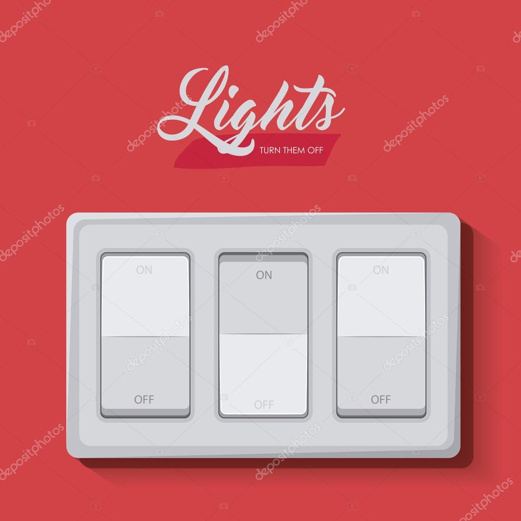 Light switch design Stock Vector Image by ©grgroupstock #102132544