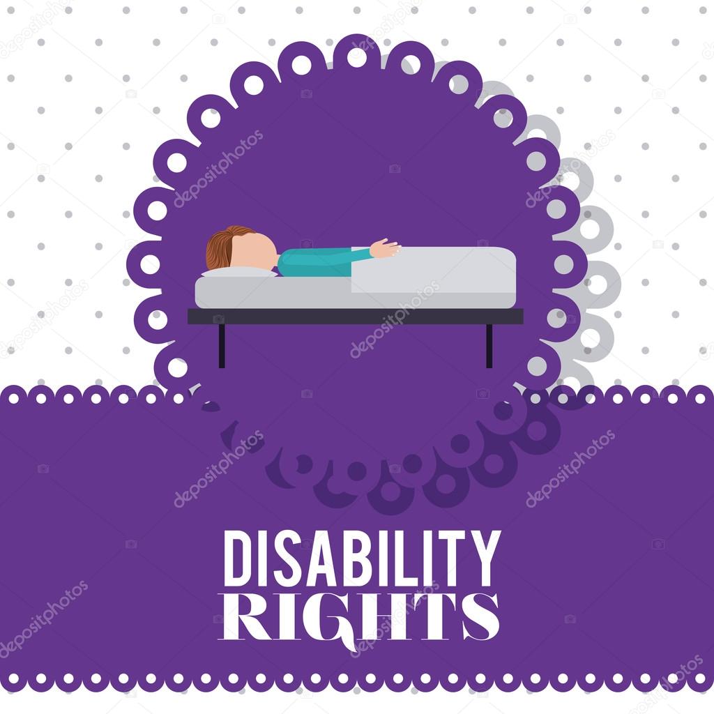 Disability rights design Stock Vector Image by ©grgroupstock #102946146