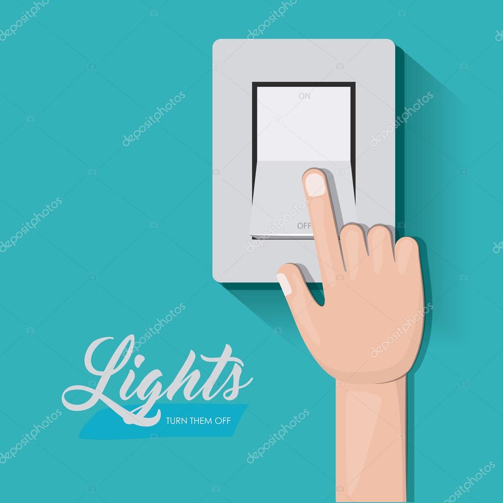 Diseño del interruptor de luz Vector de stock #102946704 de ©grgroupstock
