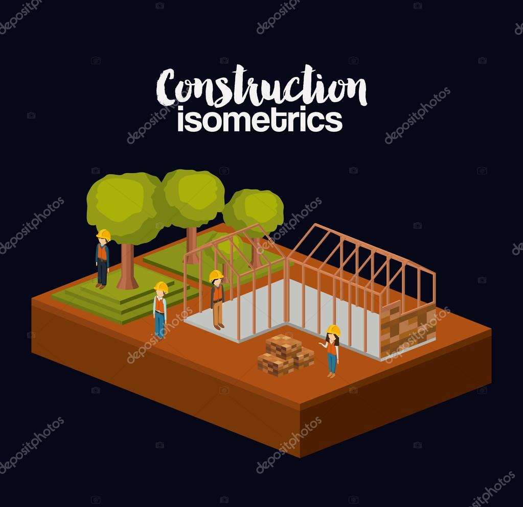 Construction isometrics design Stock Vector Image by ©grgroupstock ...