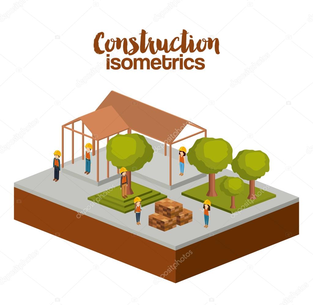 Construction isometrics design Stock Vector Image by ©grgroupstock ...