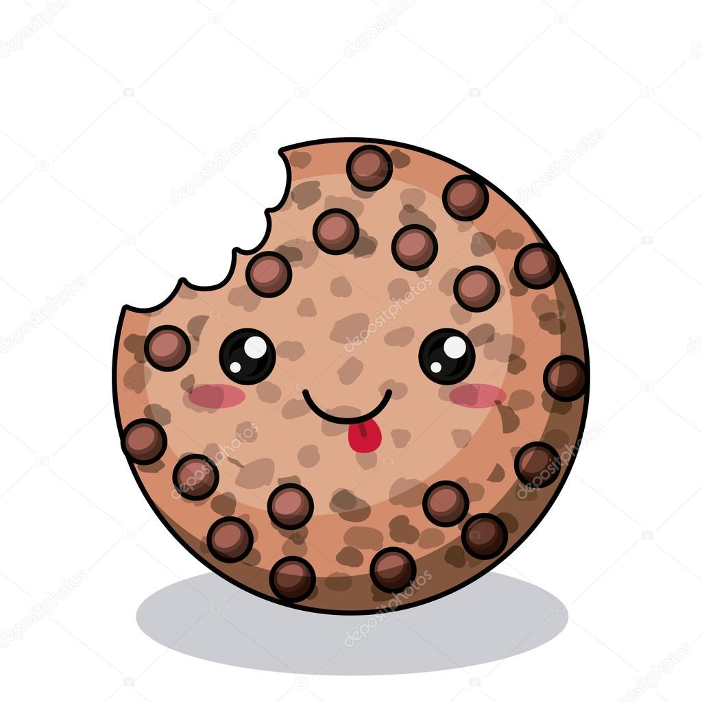 Cookies character isolated icon design Stock Vector Image by ...