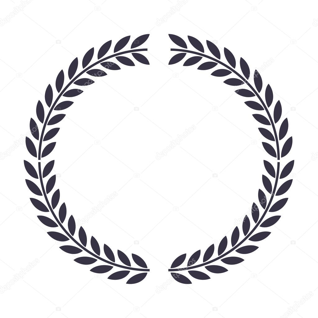 Beautiful wreath isolated icon design Stock Vector Image by ...