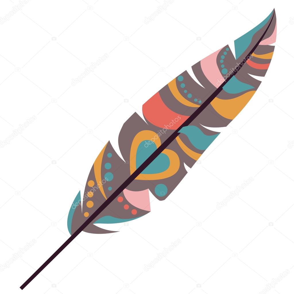 Isolated feather plume design Stock Vector Image by ©grgroupstock ...