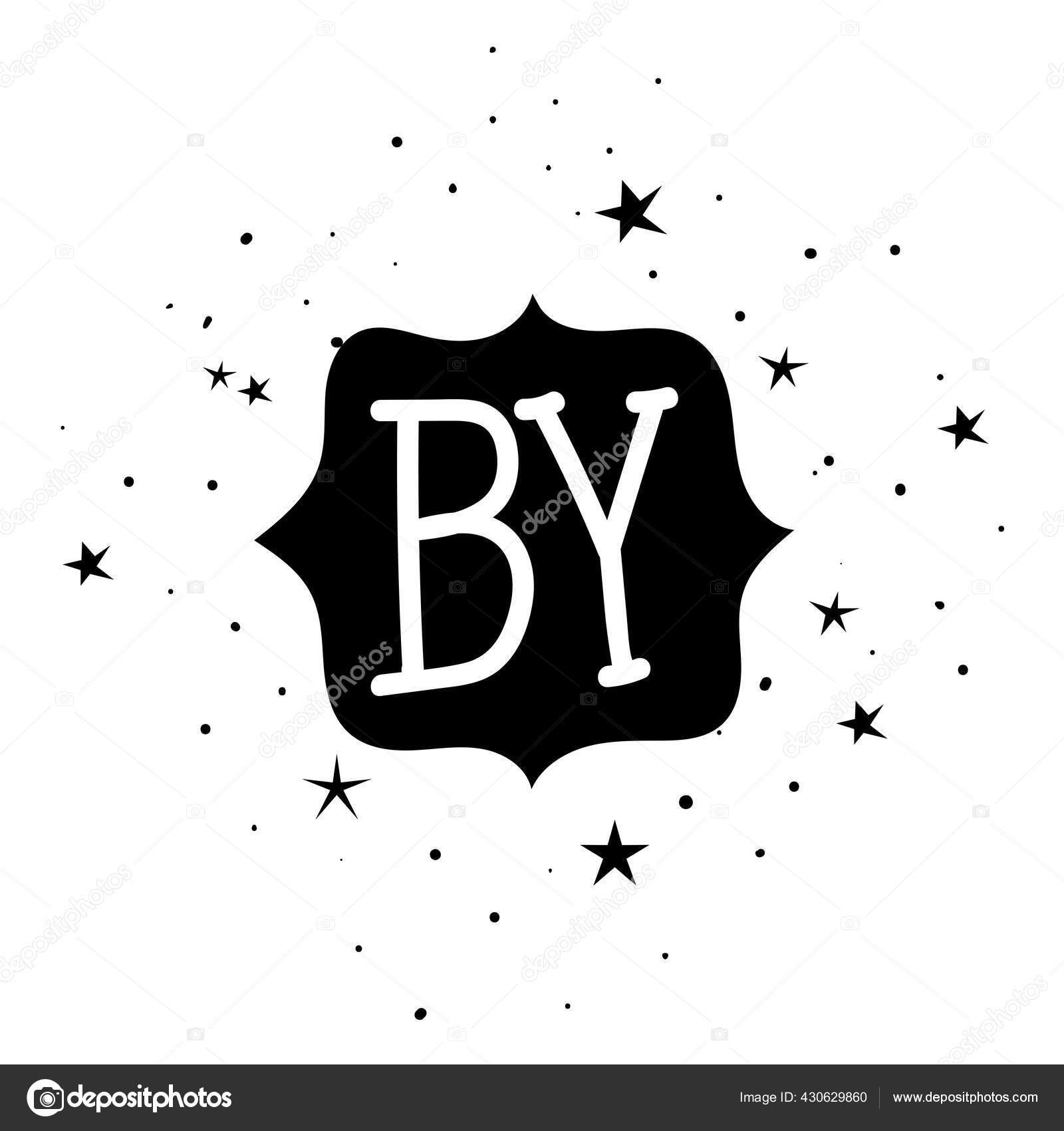 By letters in a shape on white background Stock Vector Image by ...