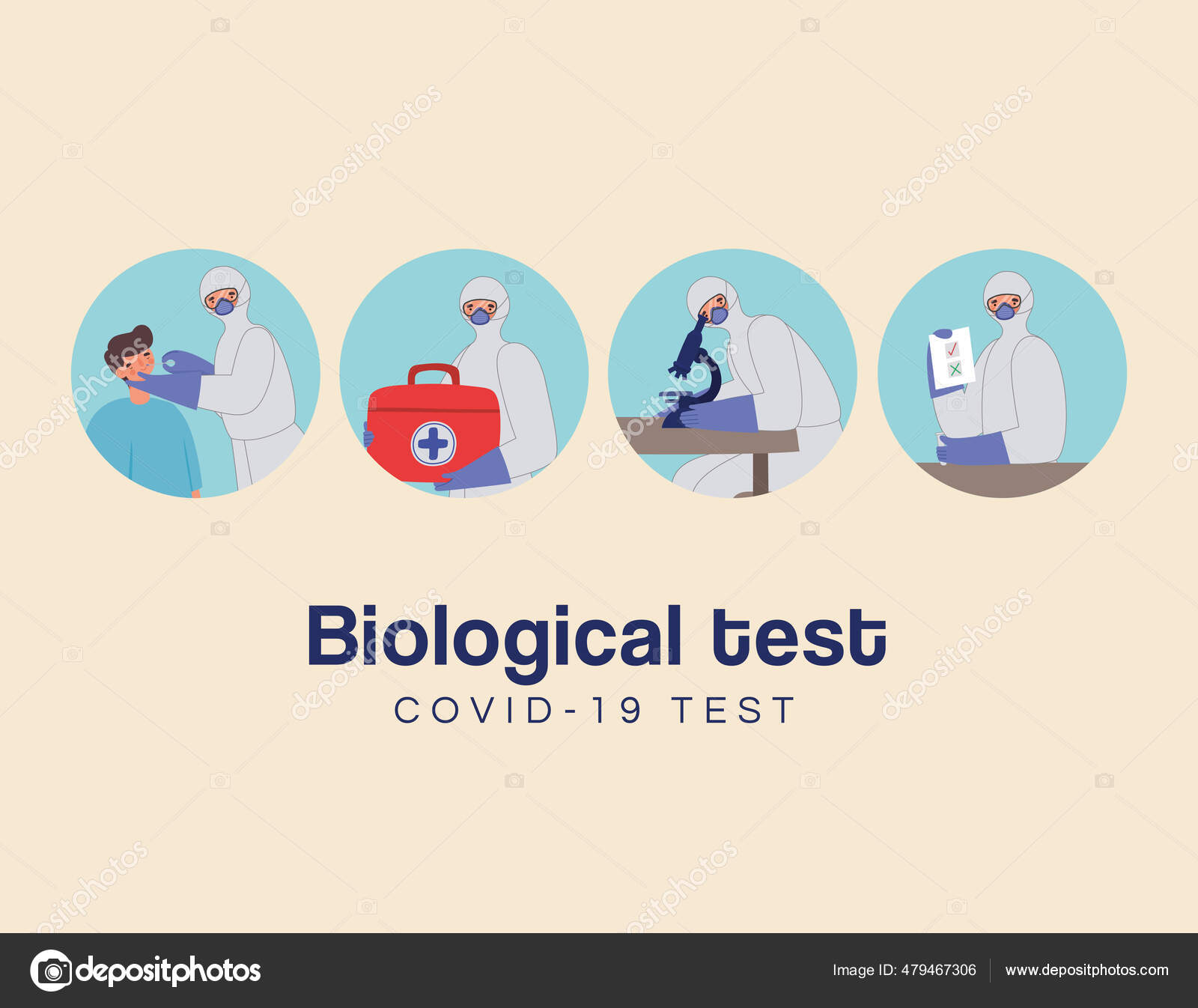 Biological test illustration Stock Vector Image by ©grgroupstock #479467306