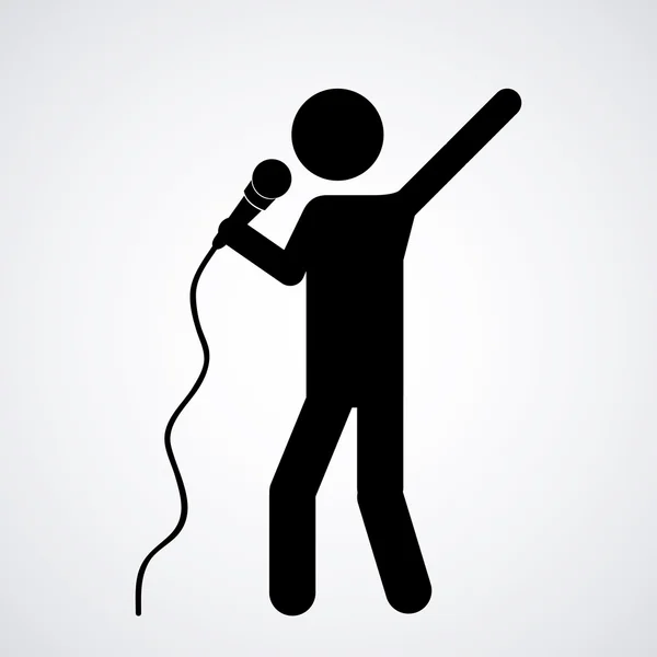 Singer icon Vector Images | Depositphotos