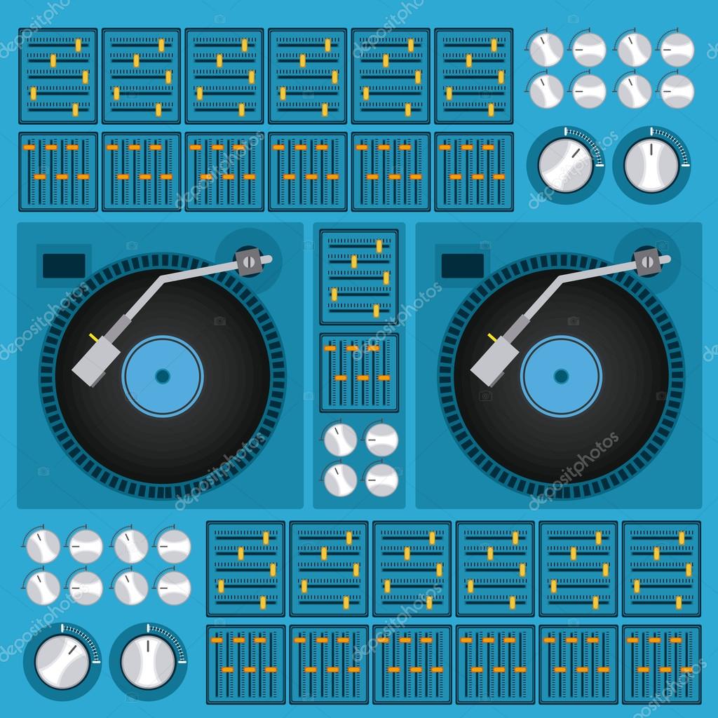 DJ design Stock Vector Image by ©grgroupstock #54432035