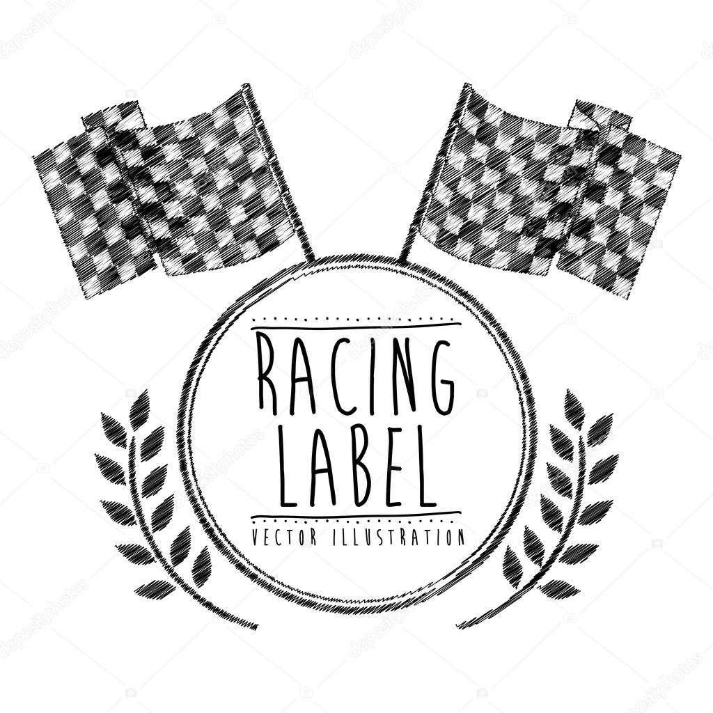 Race design, vector illustration. Stock Vector by ©grgroupstock 60997709