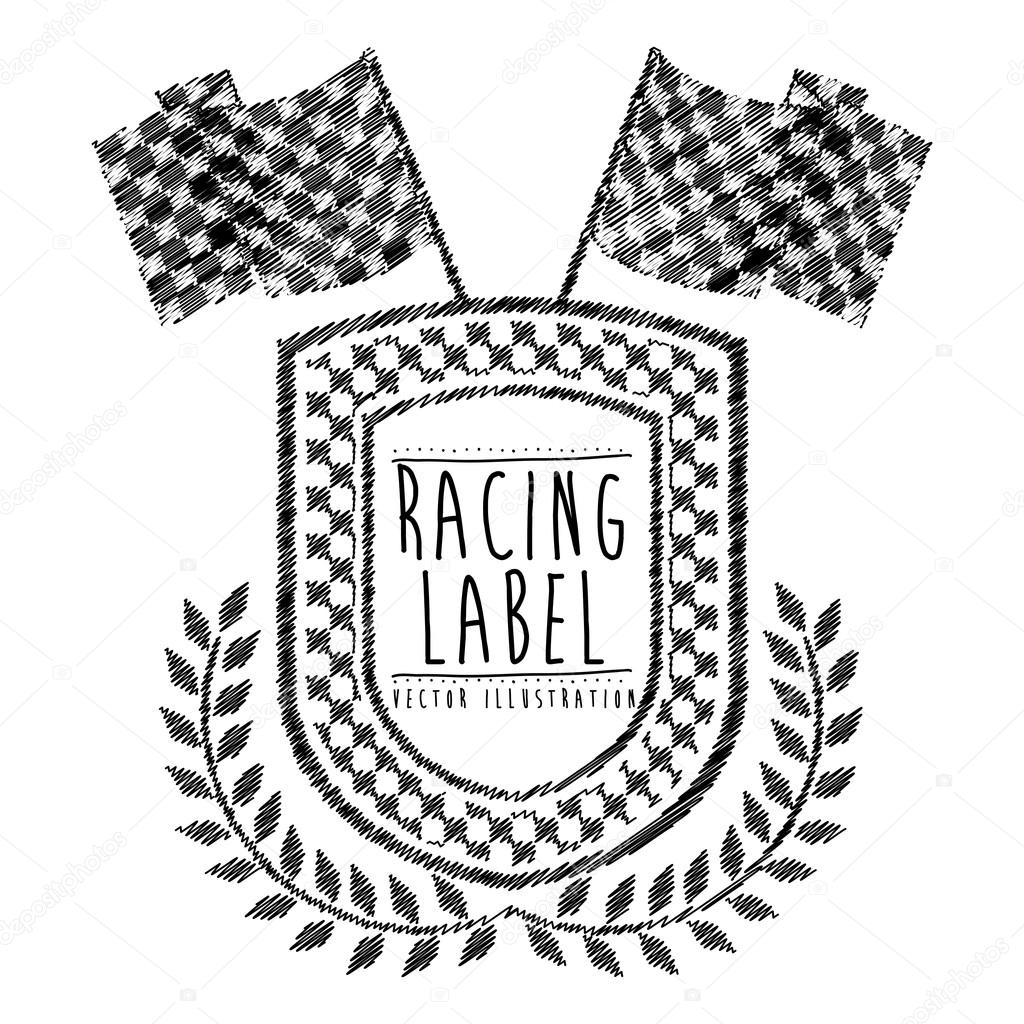 Race design, vector illustration. Stock Vector by ©grgroupstock 60997749