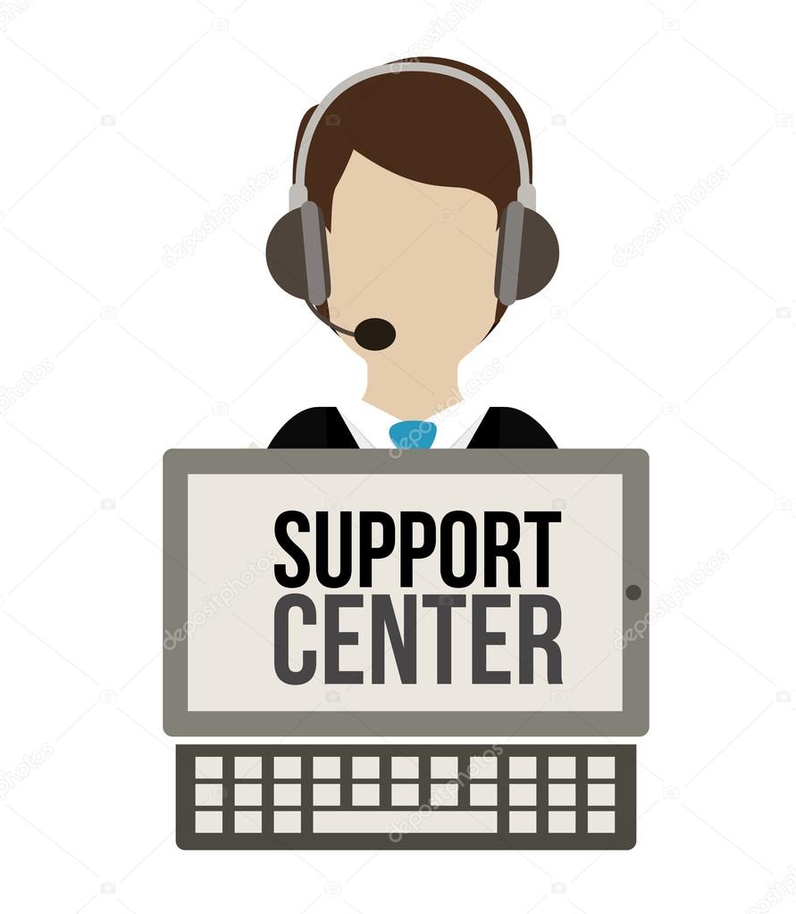 Support center design Stock Vector Image by ©grgroupstock #69408283