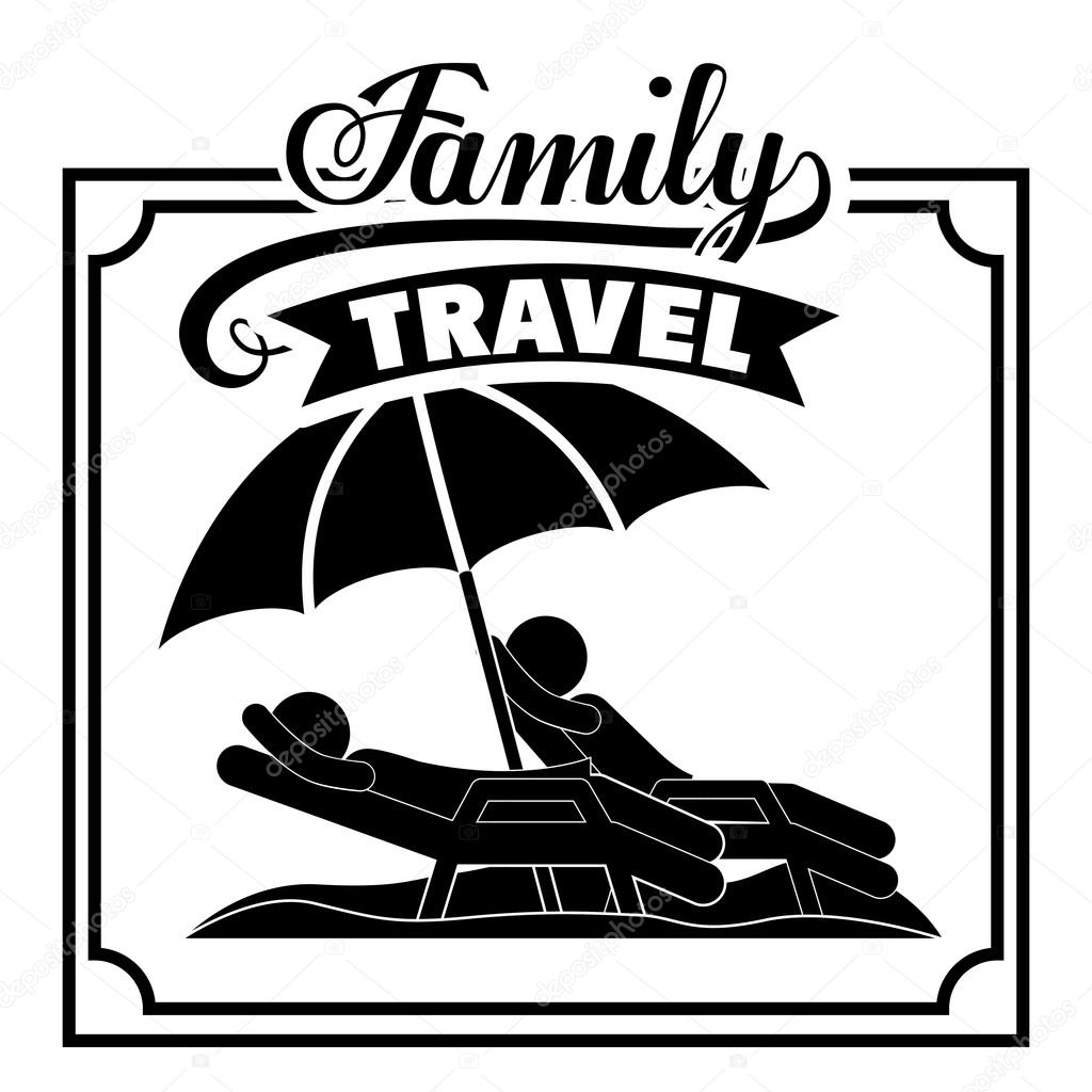 Diseño de viaje familiar Vector de stock #71288629 de ©grgroupstock