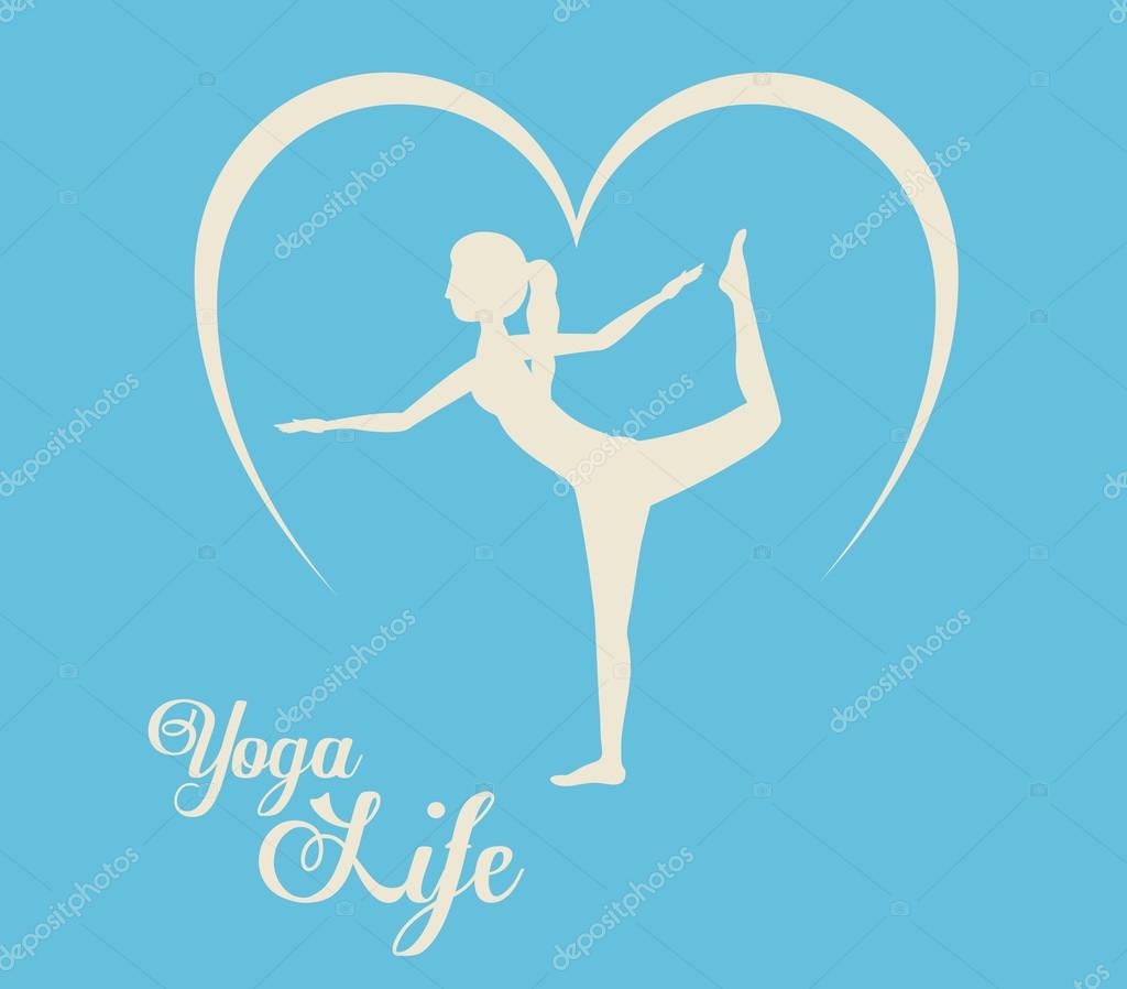 Yoga life design Stock Vector Image by ©grgroupstock #72191137
