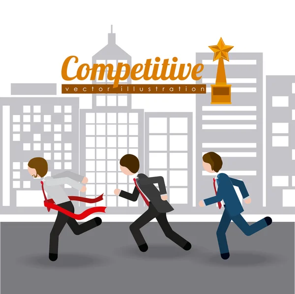 Diseño competitivo imágenes de stock de arte vectorial | Depositphotos