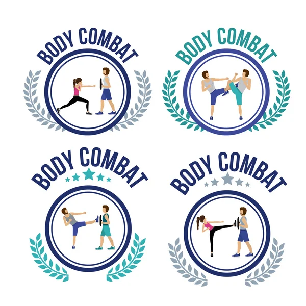 ᐈ Body combat silhouette stock images, Royalty Free body combat vectors ...