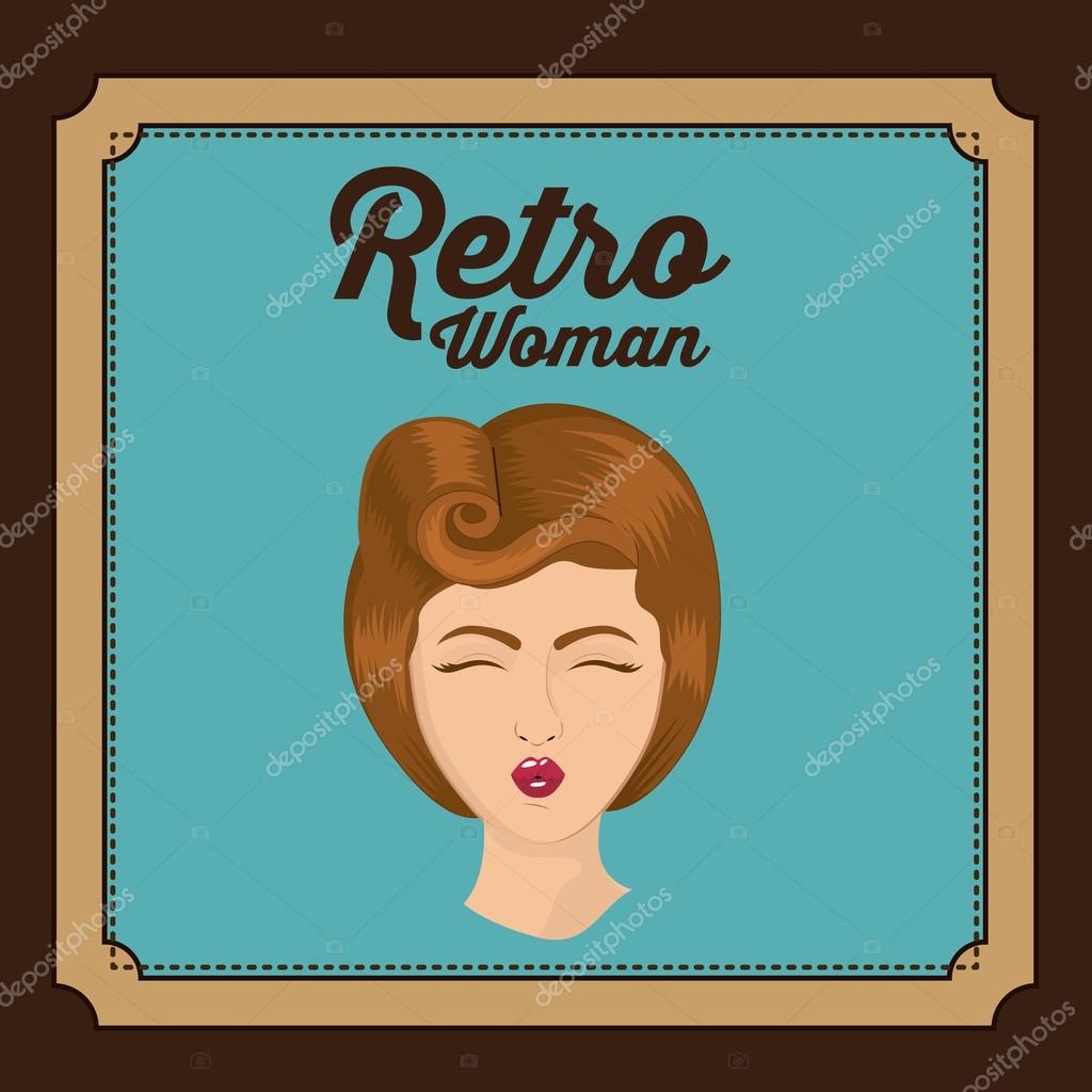 Retro Woman design Stock Vector by ©grgroupstock 73333985