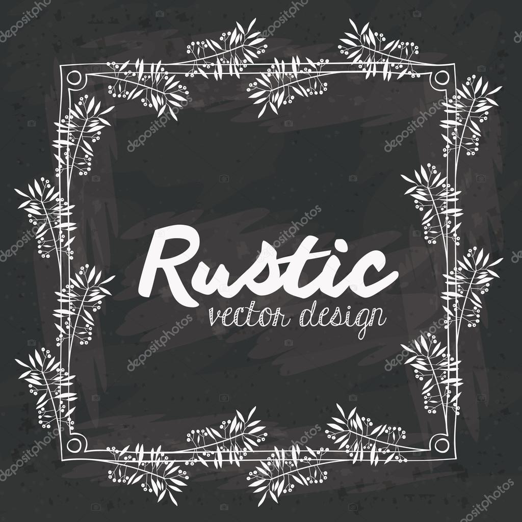 Rustic design Stock Vector by ©grgroupstock 75563415