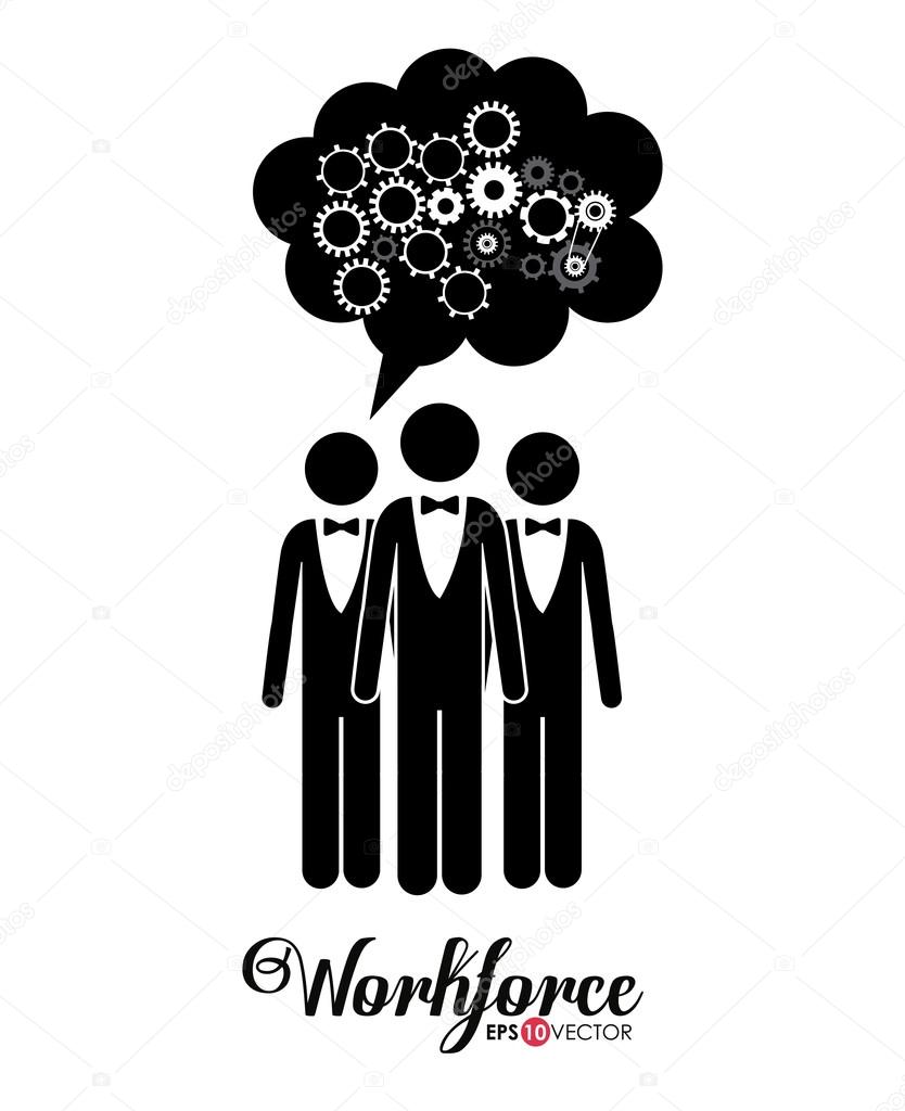 Workforce design Stock Vector by ©grgroupstock 77032083