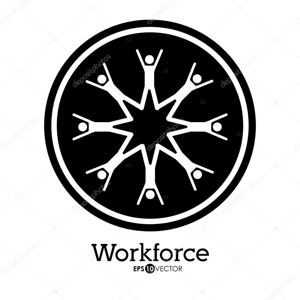 Workforce design Stock Vector Image by ©grgroupstock #77032739