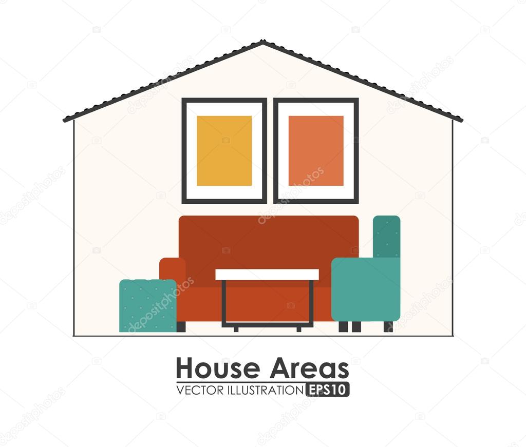 House areas design Stock Vector Image by ©grgroupstock #77439266
