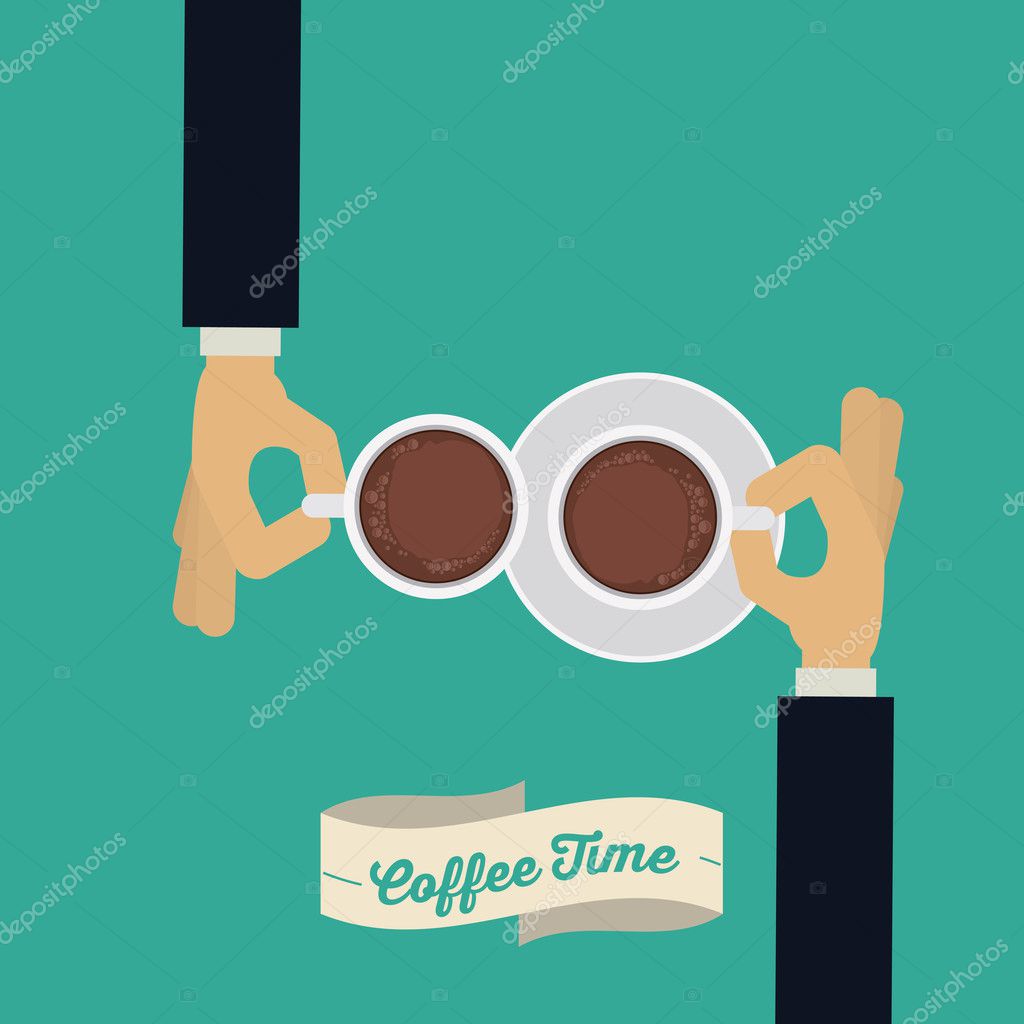 Coffee time design Stock Vector Image by ©grgroupstock #78661232