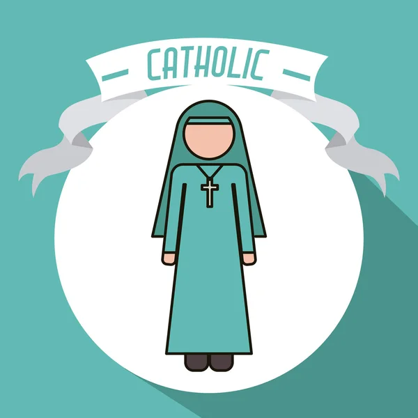 Nun design Stock Vector by ©grgroupstock 32043317