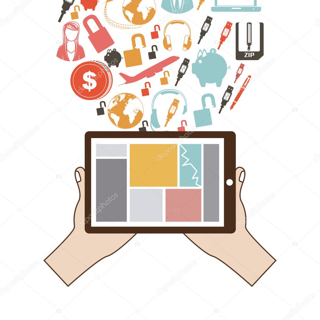 Technology design Stock Illustration by ©grgroupstock #81454474